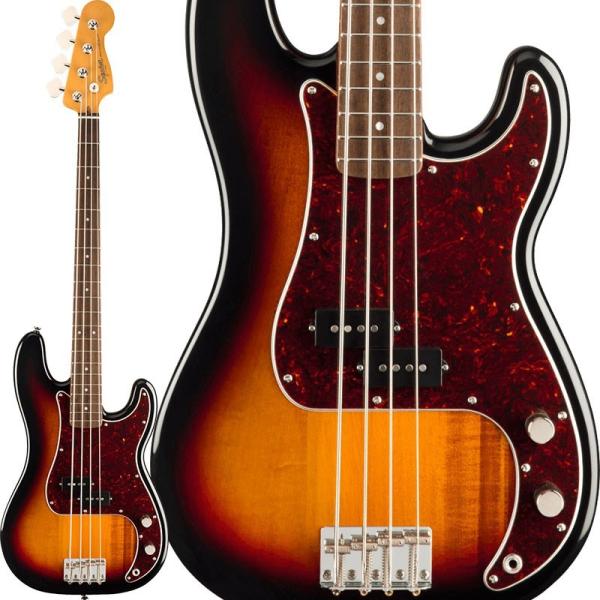 エレクトリックベースの象徴であるPrecision Bass(R)に敬意を表し、完成から10周年を迎えて登場した、Classic Vibe ‘60s Precision Bass。オリジナルの美学を具体化し、フェンダーデザインのアルニコスプ...