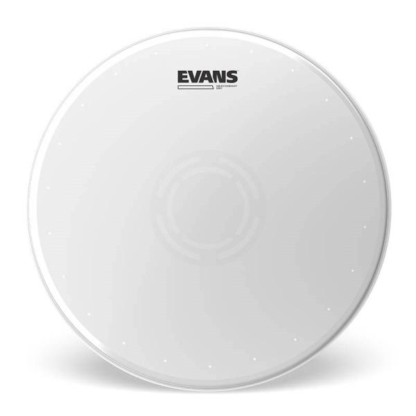 Evans Heavyweight Dry10mil フィルムを 2 枚採用した 2 プライヘッド。最大級の耐久性、パワフルなアタックと幅広いダイナミックレンジが特徴のヘッドです。3mil のリバースドットパッチが装着され、ヘッド中心部の耐...