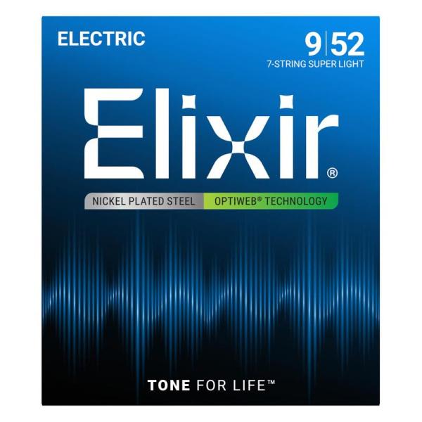 Electric Guitar Strings with ultra-thin OPTIWEB coatingエレキ弦 OPTIWEBコーティングは、エリクサーストリングスの高音質・長寿命を保ちながら、ノンコーティング弦のようなクリスピーサ...
