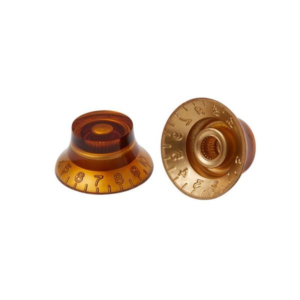 Gibson Top Hat Knobsギブソン純正のトップハットスタイル・ノブは、多くのヴィンテージギターや近年のギブソンギターに搭載されているノブと同様です。ヴィンテージギターの修復や紛失したノブの代用の際に使用できます。Gibsonト...