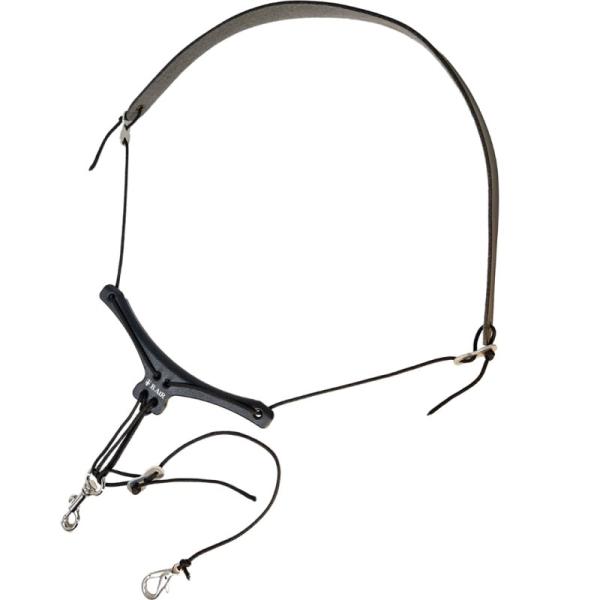 ウインドシンセサイザー専用に開発されたストラップです。お求めやすい合皮ネックパッドで、パッドにケーブルを固定できるスリットが入っています。補助ブレード（紐）により、楽器に取り付けたアダプターに接続することで、楽器の揺れを防ぎ、プレーヤーにと...