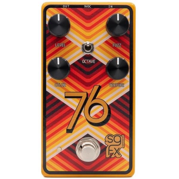 伝説的な Ibanez Standard Fuzz の回路を基にした、シリコン・オクターブ・ファズペダル 76 MKII。ローパスフィルターを調節する「COLOR ノブ」とミドルスイープのフリーケンシーを調節する「TEXTURE ノブ」を組...