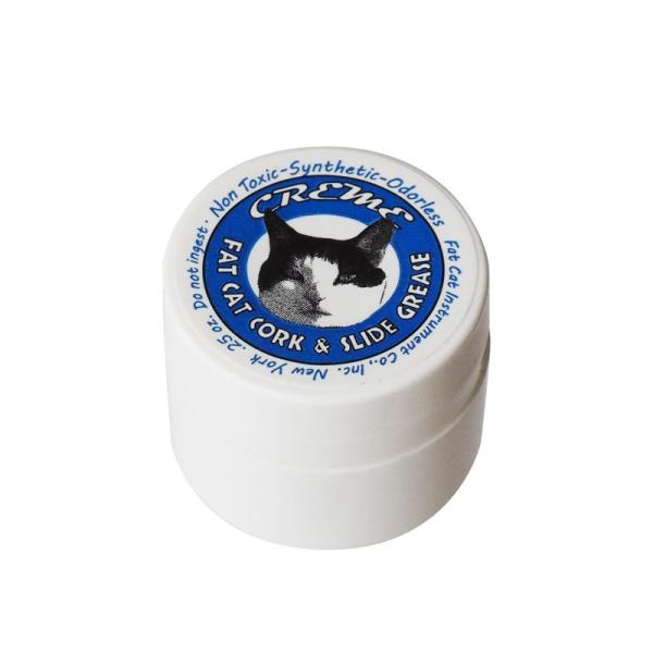 FAT CATからクリームタイプのグリスが新登場！金管楽器のスライドの他、コルクグリスとしてもご使用いただけます。ピンクパッケージの従来のスライドグリスに比べ粘度が高めです。※商品入荷タイミングにより予告なくパッケージが変更 される場合がご...
