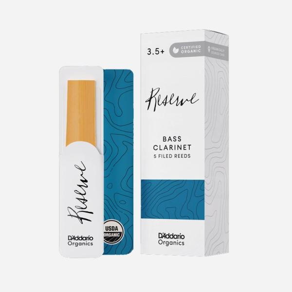// D'Addario Woodwinds Organic Reserve for Bass Clarinet //-----USDAオーガニック認証(※)に伴い、「パッケージ・デザイン」「紙製リード・ホルダー入（個別密封包装）」「リード...