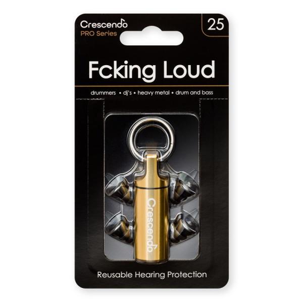 Fcking Loud 25 (a.k.a. Crescendo Drummer)は、ミュージシャンや音楽リスナーのために特別に設計されています。特許取得のメンブレン・フィルター技術が、音楽のダイナミックなサウンドをクリアにし、スピーチを聞...