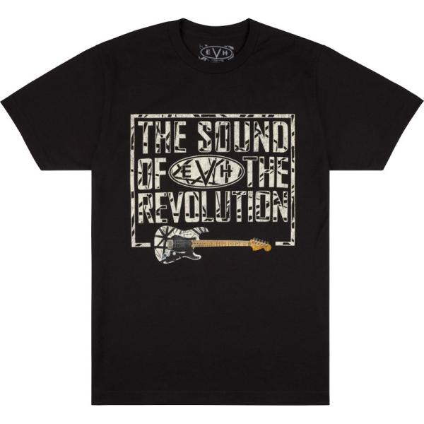 EVH Revolution TシャツでEVHブランドをスタイリッシュに表現しましょう。象徴的なストライプ シリーズのEVHギターを中心としたダメージ加工のグラフィックを特徴とするこのソフトスパンコットンTシャツは、お気に入りのブランドを究...