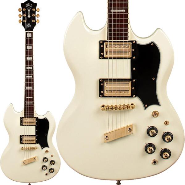 Guild Signature Artist Series POLARA KIM THAYILマホガニーのボディ&amp;ネックと70年代のGuildの特徴を持つヘッドストックで装飾された Polara Kim Thayil は、キムが所有...