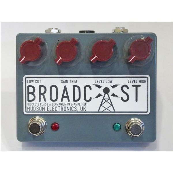 足元でのゲインモード切り替えを可能にした、ツインペダルタイプのBroadcast!!通常のBroadcastではミニスイッチで切り替えていたゲインモードを、演奏中リアルタイムでの操作を可能にした「Broadcast Dual Foot Sw...
