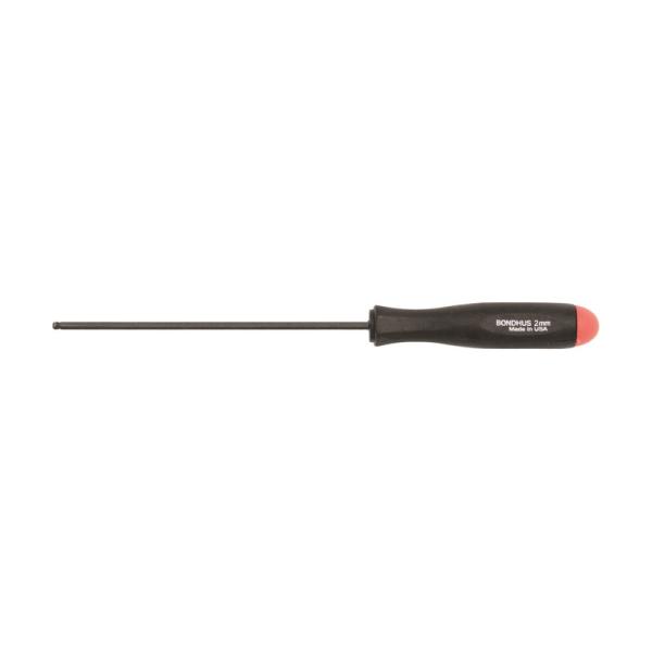 ボンダス/ボールポイント・ドライバーBONDHUS社の最も得意とするボールエンド・ドライバーです。■ミリサイズ：2mmボンダス社は1960年、アメリカ　ミネソタ州のモンテセイロで誕生しました。1964年には世界で初めてボールポイント六角レン...