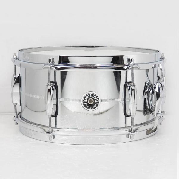 【店頭展示特価品】Brooklyn Snare Drum Metal Shell/Chrome Over Steelロールドの金属シェルとしてはやや厚めの、2.0mm厚スチールシェルに、クロームメッキを施したBrooklyn Steel ス...