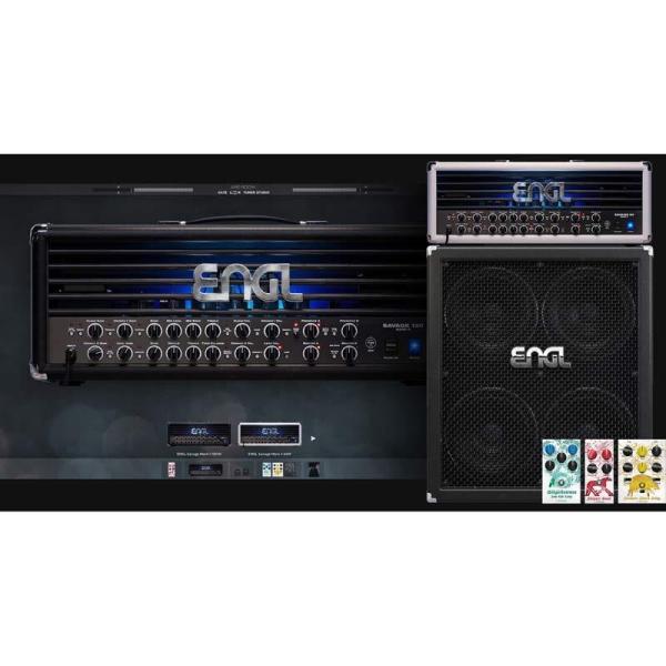 SoftubeとENGL Amplification、最高のロックのために築かれたパートナーシップ！Savage Mark II アンプ ヘッドの 120W および 60W バージョンの忠実なモデル、5 つの ENGL キャビネット、4 つ...