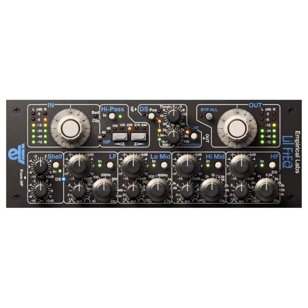 パワフルでパンチが効いた個性的イコライザー！Empirical Labs創業者Dave Derr氏とのパートナーシップの元、Lil FrEQをネイティブ・プラグイン化！8つの処理セクションを備えた強力なサウンド・シェーピング、4バンド・フル...