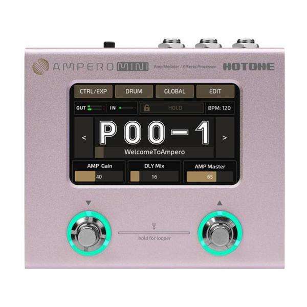 シリーズ最小のカラーモデルが数量限定の特別プライス!!機動力とパワーを備えた即戦力の超小型ストンプボックスAmperoシリーズのDNAを継承した、妥協のないマルチコンパクト「Ampero Mini」が登場Ampero Miniは、Amper...