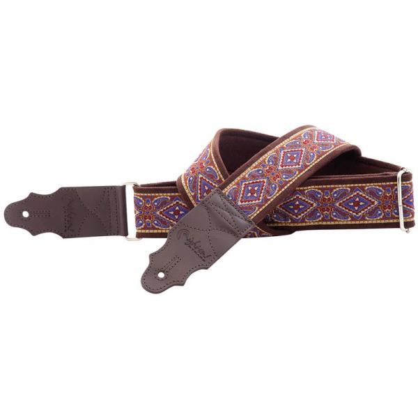 STANDARD PLUS， Vintage Style Guitar Straps60年代のジャガード織ヴィンテージ風の生地を使用したモデル。鮮やかな発色とヴィンテージパターンの柄が特徴です。アコースティックギター、エレキギター、エレキベ...