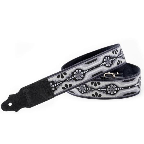 STANDARD PLUS， Vintage Style Guitar StrapsLAURELは、1960〜70年代に花開いたローレル・キャニオンのフォークロック・シーンへ敬意を込めたギターストラップです。ジャカード柄が当時の自由でクリエ...