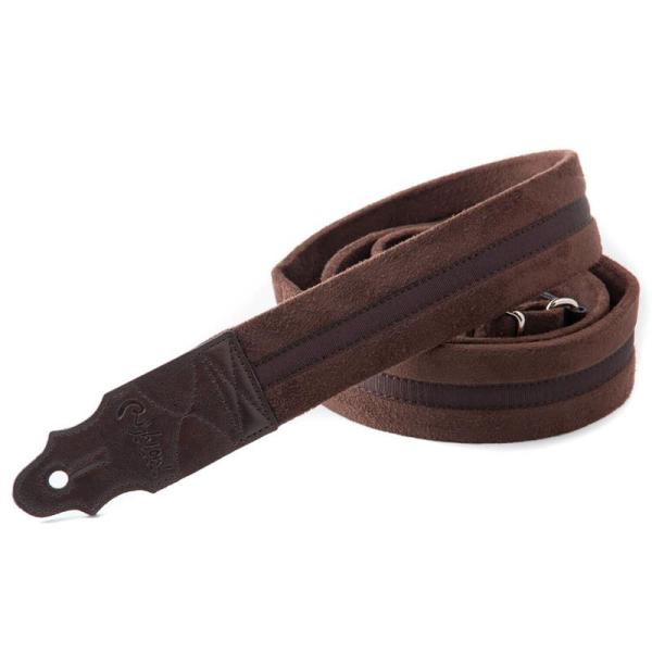 STANDARD PLUS， Vintage Style Guitar Straps表面は2色の色使いのシンプルなデザイン、多くのギター、ベースとの相性を考えて作られています。裏地のマイクロファイバーは吸水性に優れており、滑りにくいので、演...