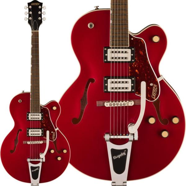 リフレッシュされたStreamliner Collectionは、Gretschギターの輝かしい過去の要素を再訪し、エキサイティングな新機能と組み合わせることで、優れたパフォーマンス、サウンド、スタイルを驚くべき価値で提供します。G2420...