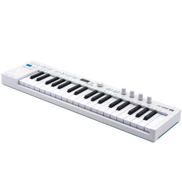 Universal Sequencing Controller大人気のKeyStep Mk2に３７鍵盤が登場！KeyStep 37 mk2は、高い演奏性と高度なシーケンス機能、幅広い接続性を備えた多機能コントローラー兼シーケンサーです 。モ...