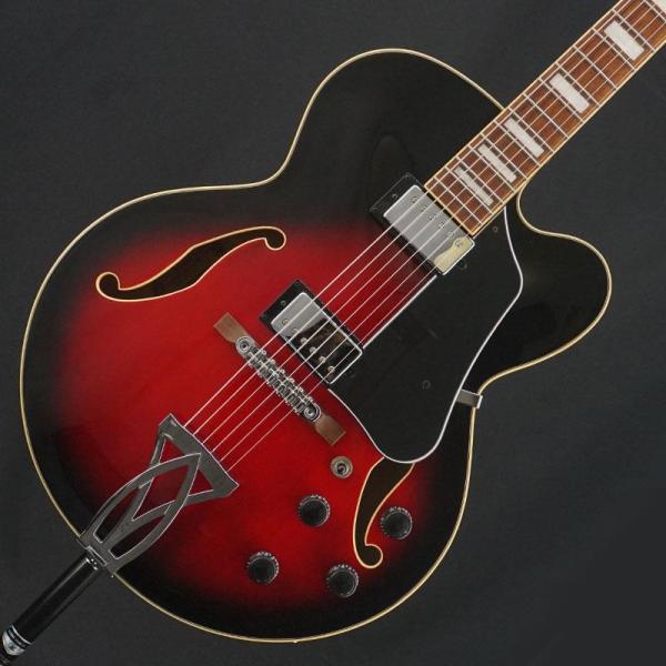 Ibanezのフルアコースティックギター！AF75の中古品が入荷！・最大幅約400ミリのボディがもたらすふくよかな鳴りが特徴のAFシェイプ・フルホロウ・モデル（センター・ブロックの無い構造で、ふくよかな胴鳴りとロング・ノートでの温かなトーン...