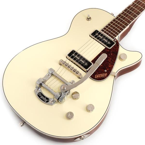本数限定特価品！！Electromatic Jetは、無駄を一切排除した、完璧でピュア、そしてパワフルなGretschギターです。大胆でダイナミック、そして明瞭なグレッチ本来のサウンド、洗練されたスタイリング、そして快適な演奏性を備えた、ワ...