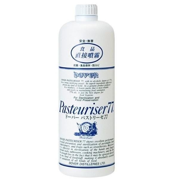 ※※※こちらの商品にはスプレーヘッドは付いておりません。※※※※※※こちらの商品は沖縄や離島へのお届けは船便となるため商品到着までお時間がかかります※※※【パストリーゼ77 ご家庭での使い方】■ お刺身など生鮮食品の保存やパン、お餅、果物な...