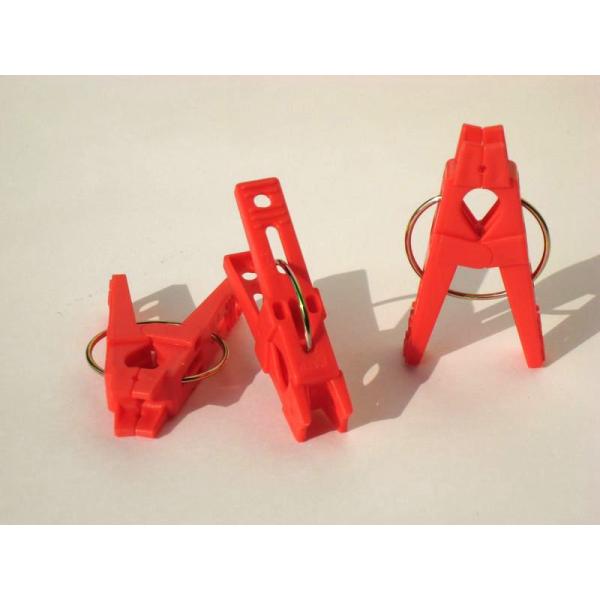 際の現場で使われていたピンチの使い勝手の悪さ、もっとこうできたら 良いのに・・・・・という現場の声を集め、一緒に考えて作り上げたピンチです。ニュー誘引ピンチCL-2はキュウリの誘引の際に大活躍してくれます！商品仕様・色：赤・サイズ：約5.5...