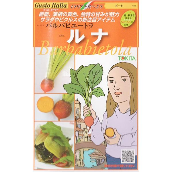ルナは形がカブに似ていますが、カブではなくホウレンソウと同じヒユ科（旧アカザ科）
