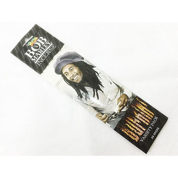 ZION ROOTSWEARのボブマリーインセンスバラエティパックです。1パックに4つの香りが入っています。合計24本入っています。The scents in this BURNIN'incense variety pack are spe...