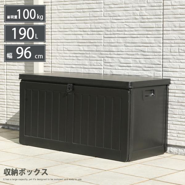 商品仕様／規格商品名収納ボックスベンチサイズ(cm寸法)幅：96×奥行：46×高さ：50 材質ポリプロピレン特徴190Lの大容量収納BOXが、ベンチとしても使える2WAY仕様に進化。布団や衣類、季節の雑貨やアウトドア用品をたっぷり収納できる...