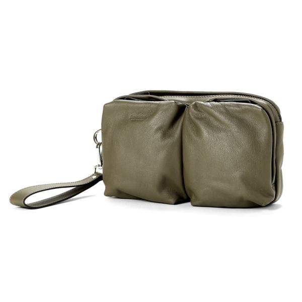 ダニエル&amp;ボブ Daniel&amp;Bob ／ 【国内正規品】 ／ ソフトスムースレザースマートクラッチバッグ「ASTOLFO」（オリーブ） ／ セール除外品 アストルフォ レザーバッグ カバン 革 鞄 dab242 dab24201