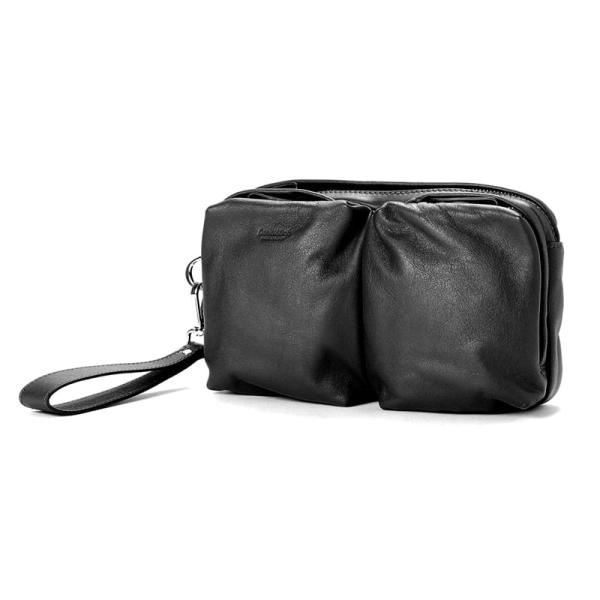 ダニエル&amp;ボブ Daniel&amp;Bob ／ 【国内正規品】 ／ ソフトスムースレザースマートクラッチバッグ「ASTOLFO」（ブラック）／ セール除外品 アストルフォ レザーバッグ カバン 革 鞄 dab242 dab24201