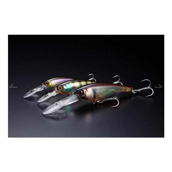 Length 58mmWeight 5.5gType SuspendHook Size ＃8不可能を可能にする次世代シャッド。高度なバランス設計が抜群のスイミングアクションを実現。特に高速リトリーブでの安定感は驚くべき次元に到達しています。...