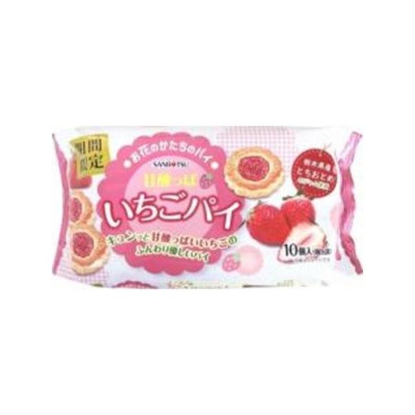 【発売日：2025年11月25日】いちごジャムが乗ったひとくちサイズのパイ栃木県産とちおとめ使用のいちごジャムをトッピングして、お花の形にふんわりと焼き上げたジャムパイです。ひとくちサイズで食べやすく、おやつ時やティータイムのお供にもおすす...