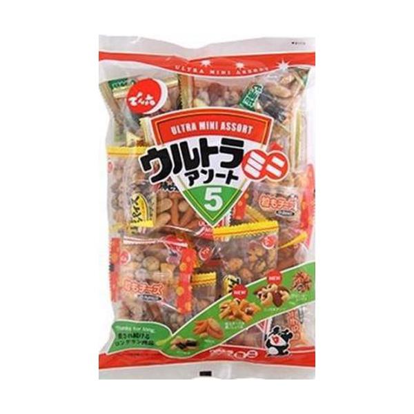 【発売日：2025年07月09日】バラエティ豊かな5種類の豆菓子をアソートしお味、柿ピー、粒もチーズ＆黒胡椒豆、ミックスナッツ、海老のりといろんな味が集まった豆菓子を便利な個包装にしました。