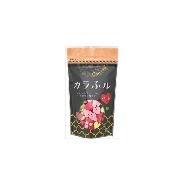 ハートの形の焼麸を、カラフルな色彩でさらにかわいらしく仕上げました。黄色、黄緑、ピンク、濃いピンクの4種類が入っています。お弁当の彩りにも使え、SNS映えもするかわいい焼麸です。スープやサラダ、麺類などのトッピングにオススメ。女性に人気の北...