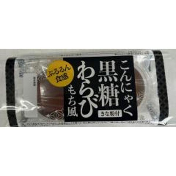 【発売日：2026年04月23日】黒糖の深い味、こんにゃくならではの弾力餅プルプル&amp;もっちり食感、こんにゃくならではの弾力でわらび餅風に再現。 黒糖の深いコク、甘さ控えめで後味すっきり。きな粉付きで本格感、仕上げにまぶして香ばしさアツプ。