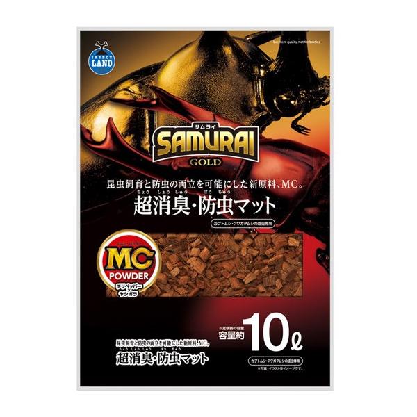 独自開発、完全オリジナルブレンドの“MC パウダー”を使用した、カブトムシ・クワガタムシの成虫専用マットです。※本品は成虫飼育専用です。幼虫飼育には使用できません。・超消臭：ヤシガラ表面の無数の孔が昆虫飼育特有の嫌なニオイを吸着してやわらげ...