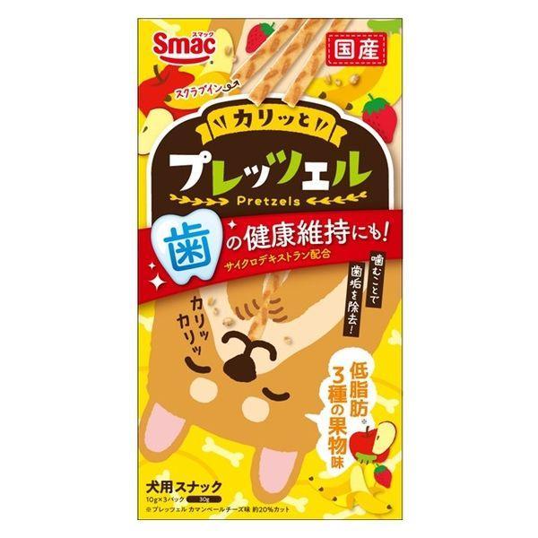 歯の健康維持の機能性をプラス。サイクロデキストランと微粒二酸化ケイ素配合でおいしく食べてしっかり歯みがきケアのできるおやつです。