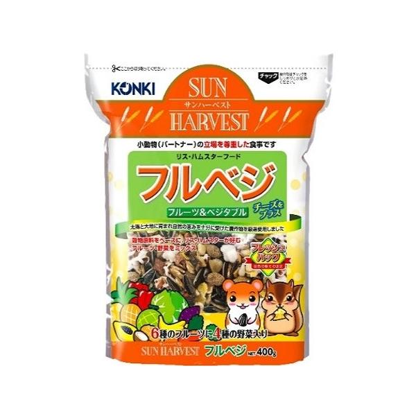 20種類の厳選されたフルーツ、穀物、野菜、ペレットにチーズを追加し、ビタミン、ミネラル、カルシウムが補えます。