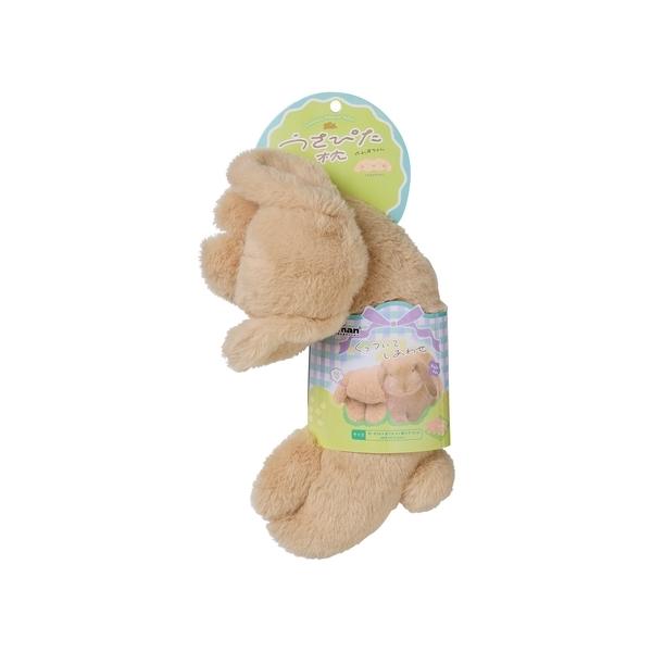 たれ耳ちゃんをモチーフにした、うさちゃん専用枕。アゴをのせたり、もたれかかったり。