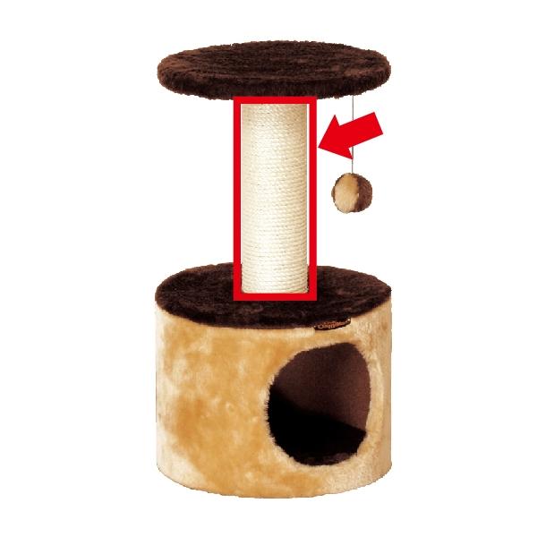 キャティースクラッチリビング専用替え柱です。矢印部分に該当します。