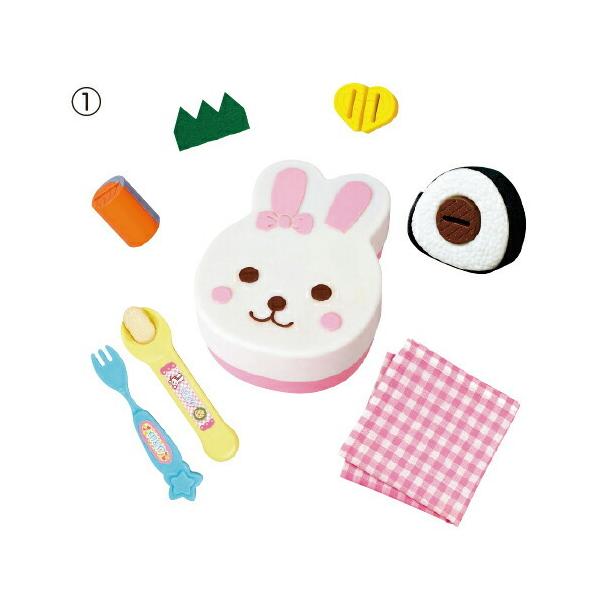 ●メーカー名／パイロット●内容／おべんとうばこ・おにぎり・のり・シャケ・ハンバーグ・たまごやき・フォーク・まほうのスプーン・ランチクロス・バラン●サイズ／W25×D6×H25cm●重量／約270g●対象年齢：3歳から※人形は商品に含まれてお...