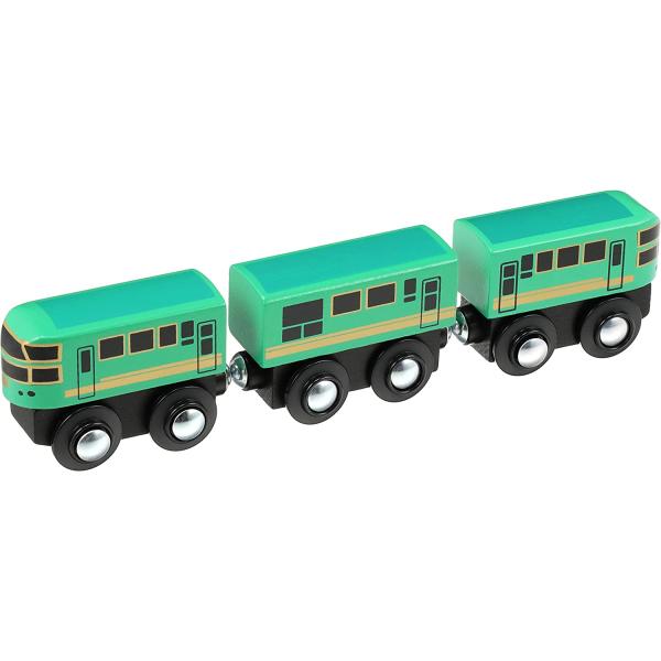木の電車おもちゃ！モクトレイン！！各地を走る電車をモデルにしています。●メーカー名／ポポンデッタ●サイズ／21.5×5×3.3cm●重量／219g●材質／木・ABS・鉄・磁石・PP●対象年齢：3歳から