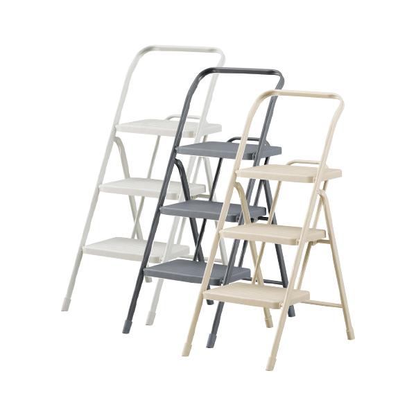 開閉ストッパー付で軽い上に持ち運びも簡単でスリムに収納できます。●サイズ／使用時：約40×60×96cm、折りたたみ時：約40×8×109cm●重量／約5.6?●耐荷重／約100?●材質／スチール（エポキシ樹脂塗装）、ポリプロピレン