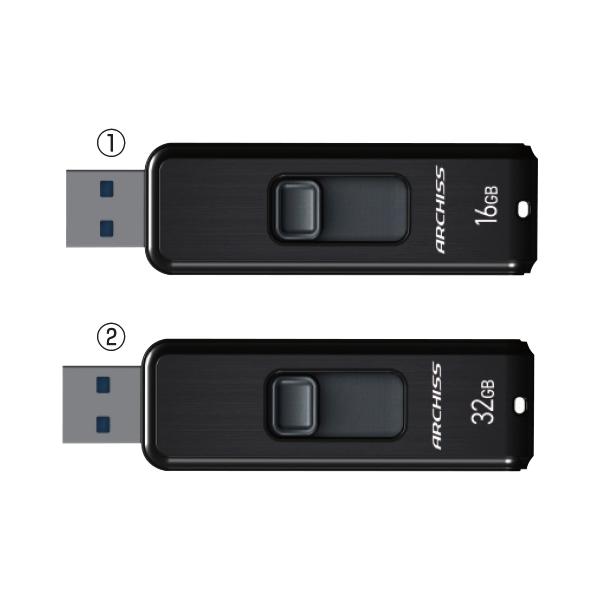 USB3.2(Gen1)の高速転送。便利なスライド式。持ち運びを考えた、ストラップホール付き＆キャップレスデザイン。●サイズ／59.3×20.1×H9mm●インターフェース／USB3.2(Gen1)/USB3.1(Gen.1)/USB3.0...