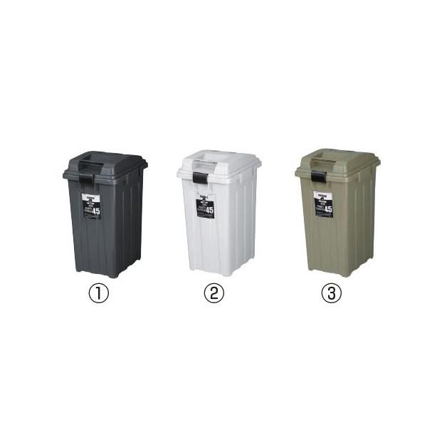 ハンドル付きでフタの開閉が簡単です。バックルでフタをしっかりロックします。左右で連結が可能です。●サイズ／45L：W335×D415×H605mm、70L：W490×D415×H620mm●材質／ポリプロピレン