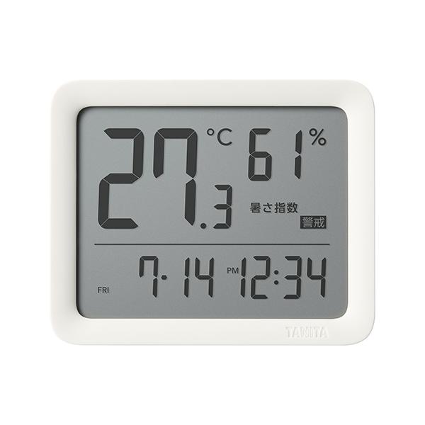 熱中症・季節性インフルエンザになりやすい室内環境を知らせる温湿度計●サイズ／11.1×9.1×2.4cm●測定範囲／温度：?5.0〜50.0℃、湿度：20〜95％●電源／単4形アルカリ電池2本（お試し用付属）
