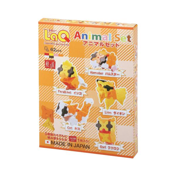 運動会、卒業記念のプレゼントにぴったりのお手軽キット対象年齢：5歳〜●内容／LaQパーツ：62pcs、作り方シート●サイズ／パッケージ：W120×D20×H160mm●重量／65g●材質／ABS、POM※全てのモデルを同時に作ることはできません
