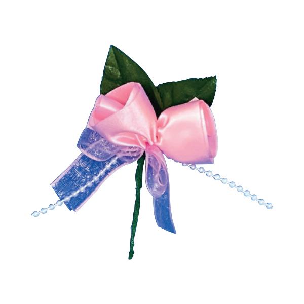 安全ピン付●サイズ／花径φ20×全長約80mm※お送りする際、傷のつきにくいよう花と葉をつぼめております。形を整えてご使用ください。