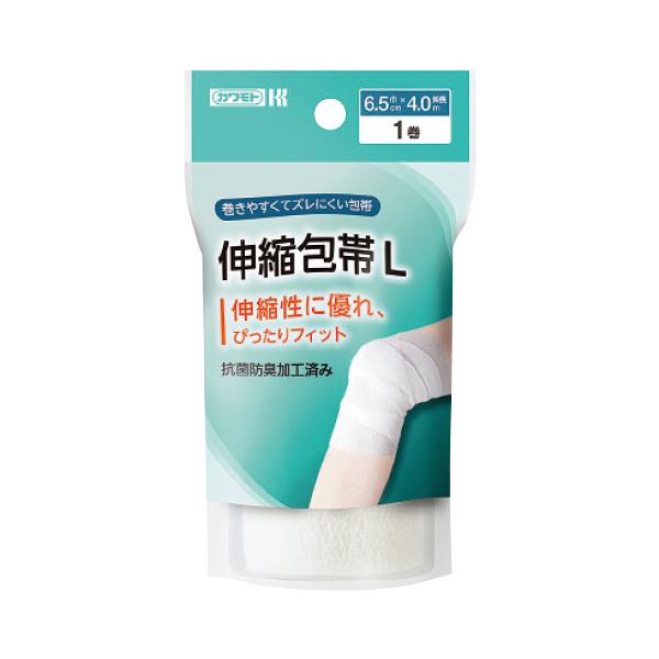 同じ幅で伸び縮みしますので巻きやすくズレません。キトサン使用、抗菌防臭加工。●メーカー名／川本産業